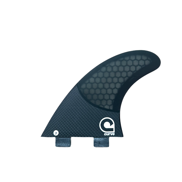 Surfboard Fins L Quad Dual Tab - CARBON BASE | Curve Surfboard ...