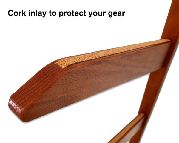 Surfboard Wall Rack - 4 surfboard storage rack - Wooden Quad by Spire ...