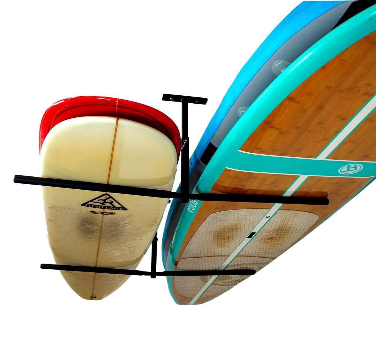 Surfboard SUP & Kayak Ceiling Rack - all in garage ceiling rack NZ ...