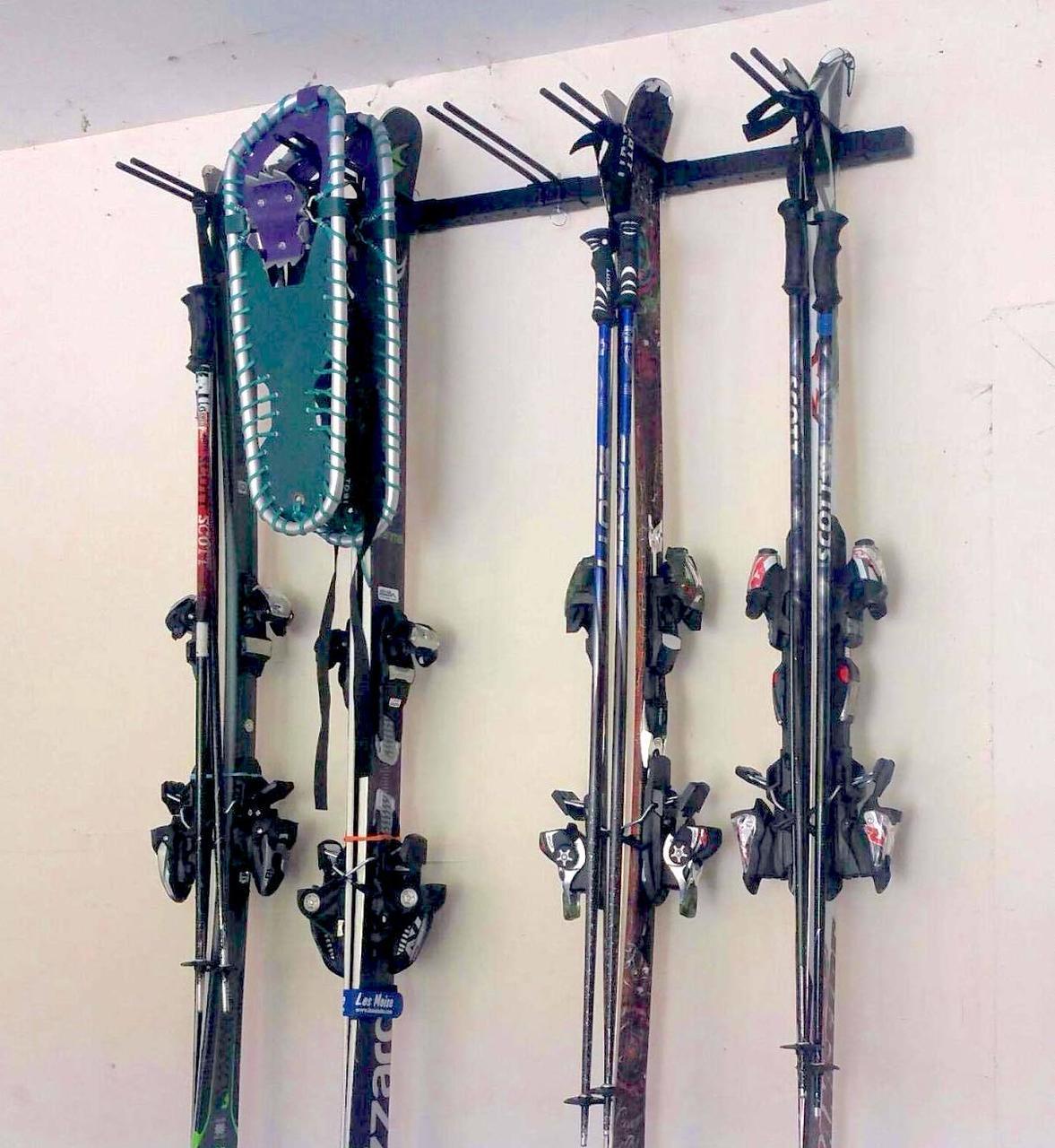 Ski Rack NZ Vertical Multi 10 Pairs 12 Ski Storage Snowboard Rack ...