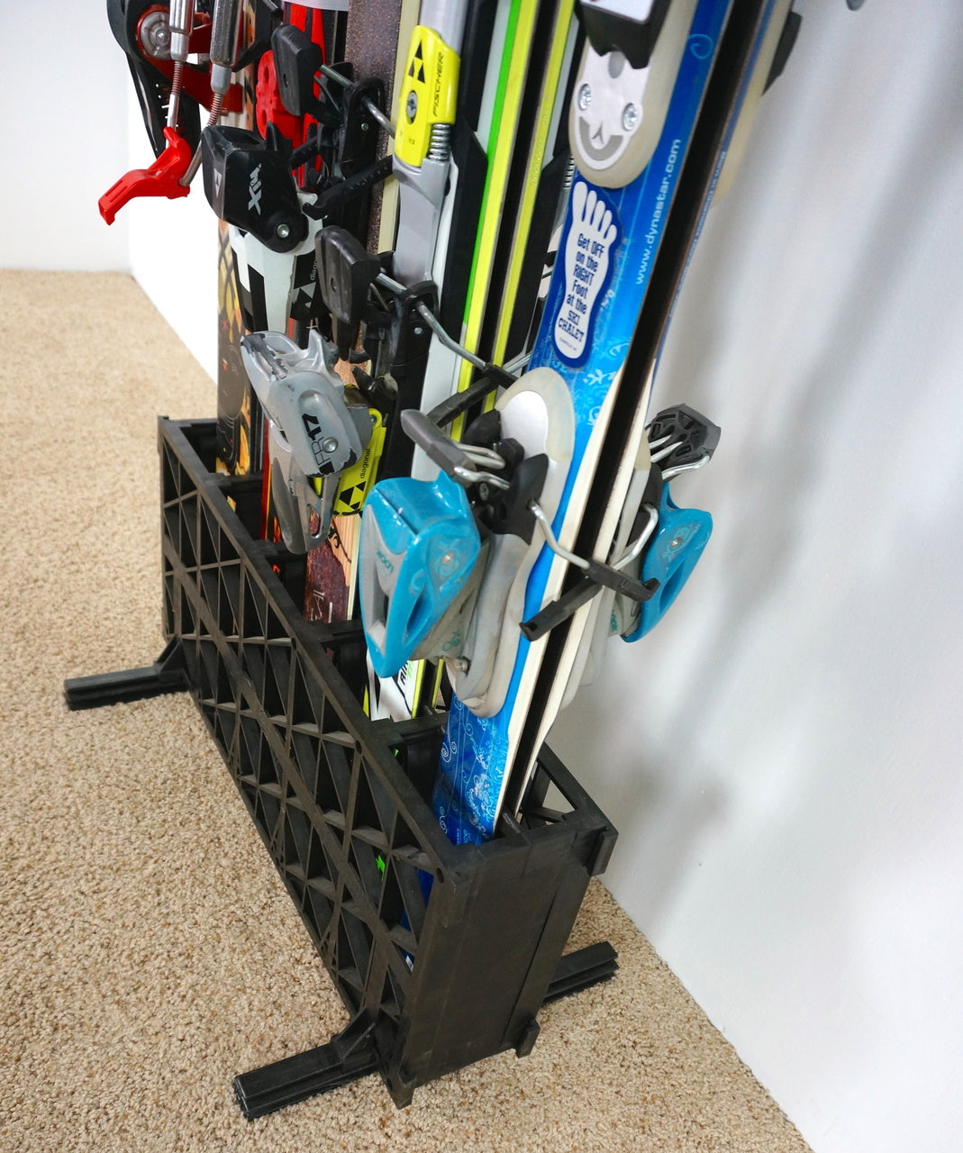 Ski Rack - Freestanding for Wide Skis NZ | Curve Surfboard Accessories ...